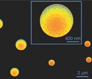 Making large quantities of small silicone spheres - Advanced Science News