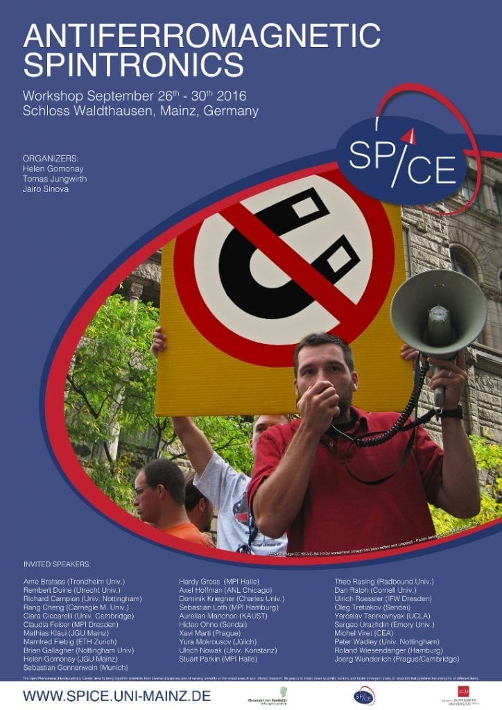 Workshop on Antiferromagnetic Spintronics in Mainz - Advanced Science News