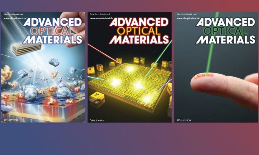 Advanced Optical Materials Highlights Biosensors, Metasurfaces, and a ...