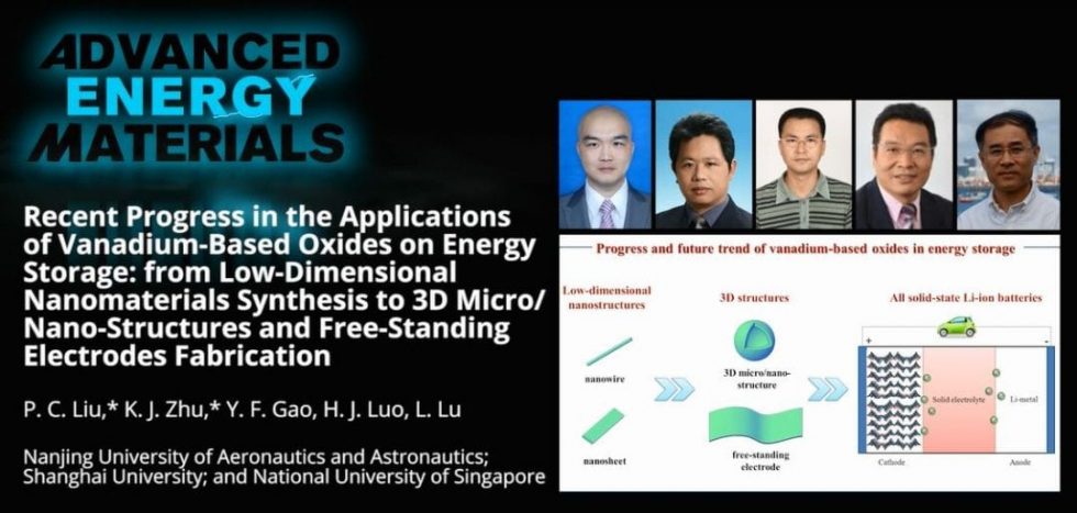 Recent Progress in the Applications of Vanadium-Based Oxides on Energy Storage - Advanced ...