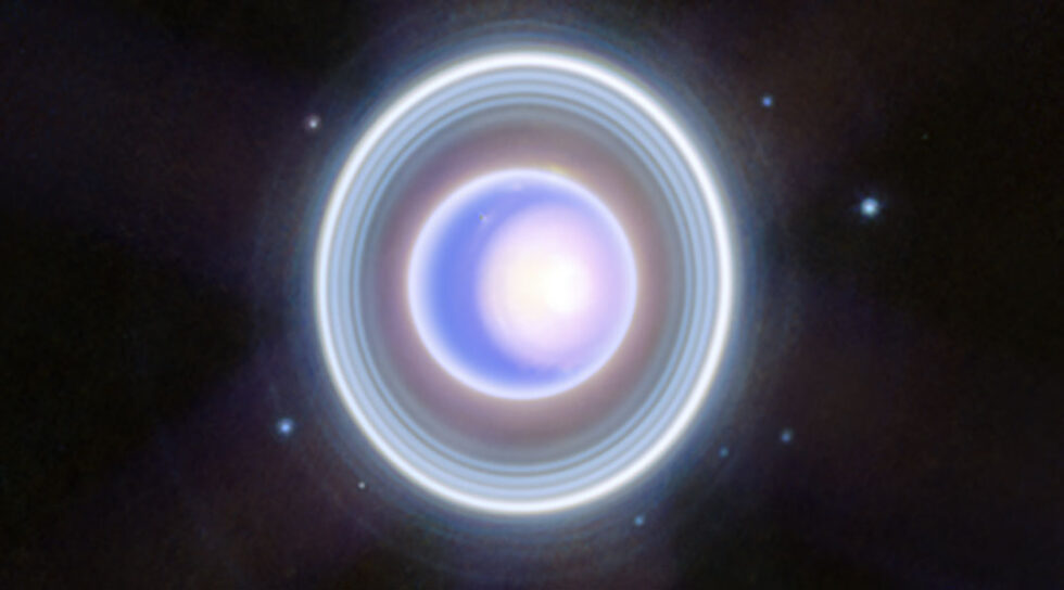 JWST captures stunning images of Uranus - Advanced Science News