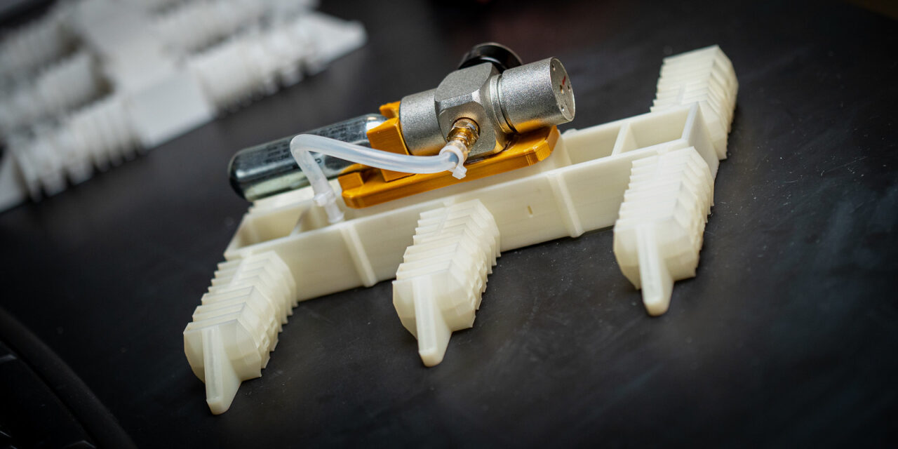Walking on Air: Pneumatic System Improves Soft Robot Motion